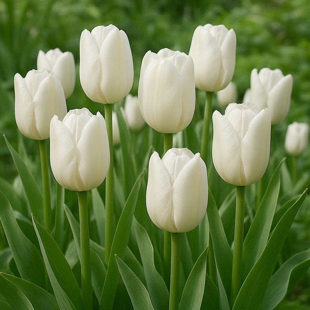 Tulip Bulbs White Prince